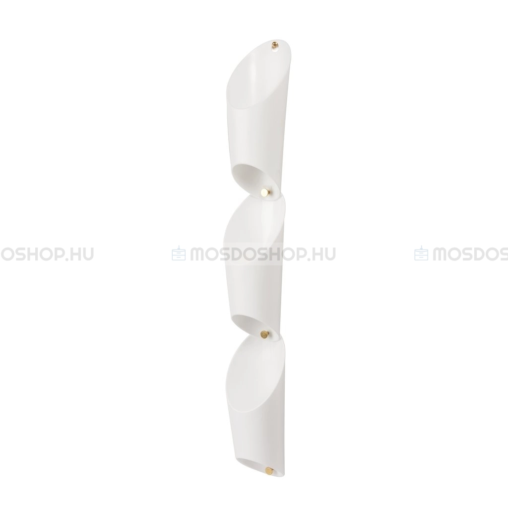 FLORALINK Fali tároló szett (3db) - Fehér műanyag - Mosdoshop